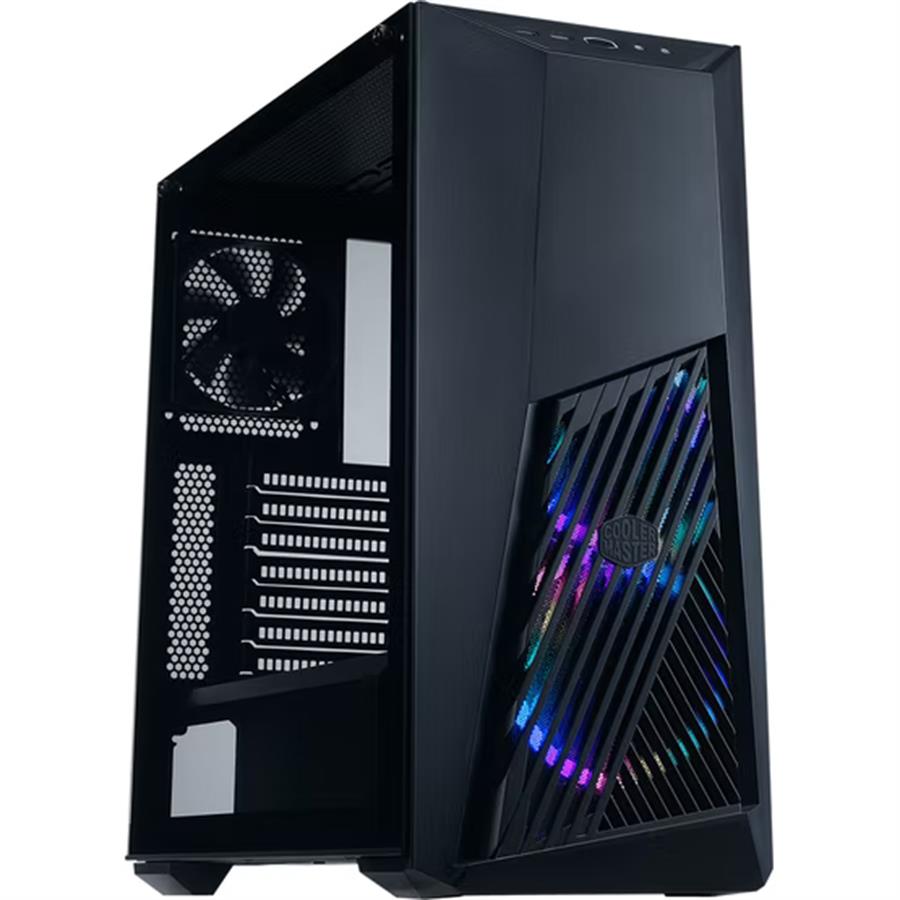 Gabinete Cooler Master K501L TG ARGB + 3 coolers