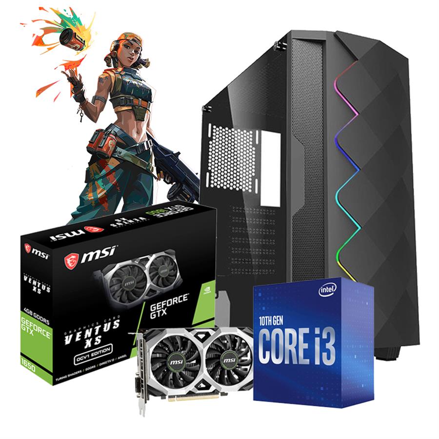 Pc Gamer Pro | I3 10100F | Msi 1650 Ventus