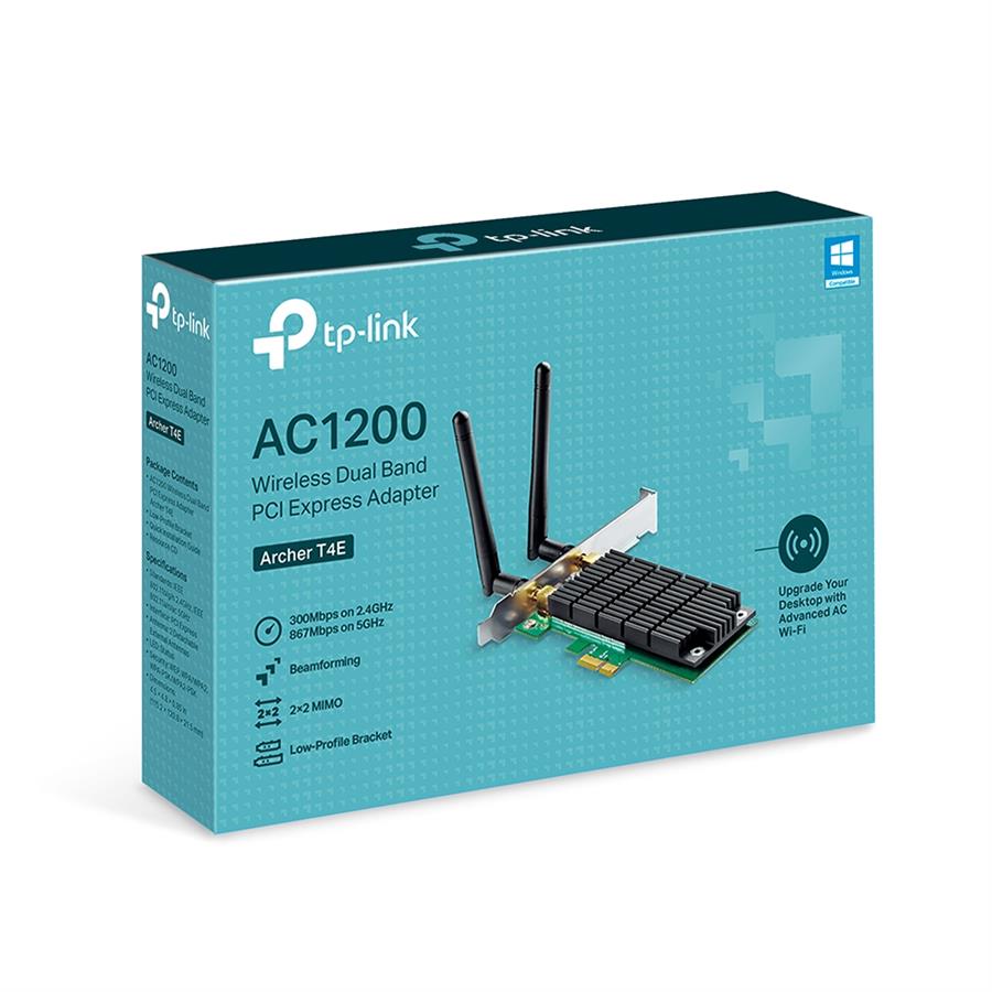 Placa de red Wifi Tp-link Archer T4e Ac1200 Dual band PCIe